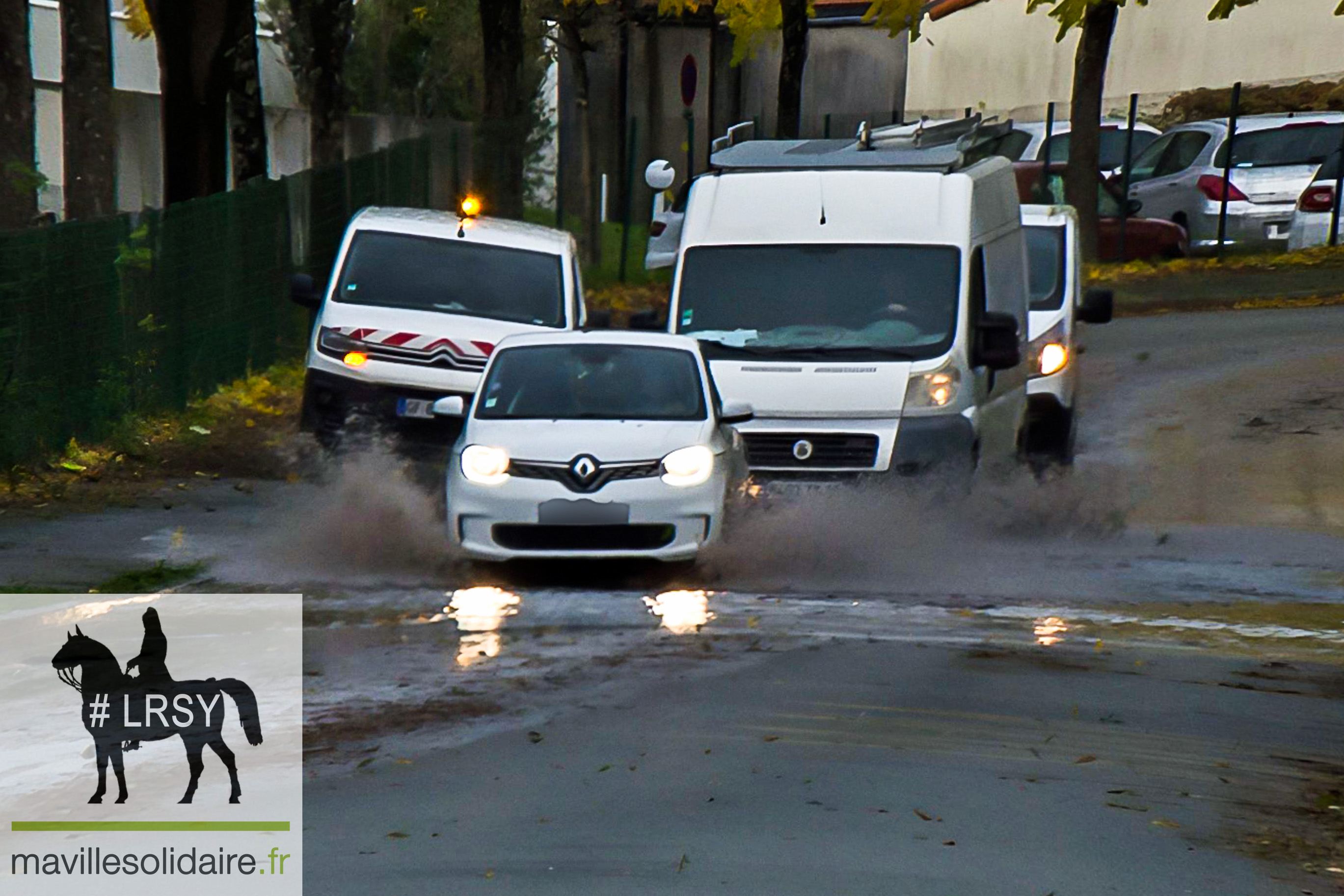 La Roche-sur-Yon. Inondations après le passage de la tempête Ciaran ...